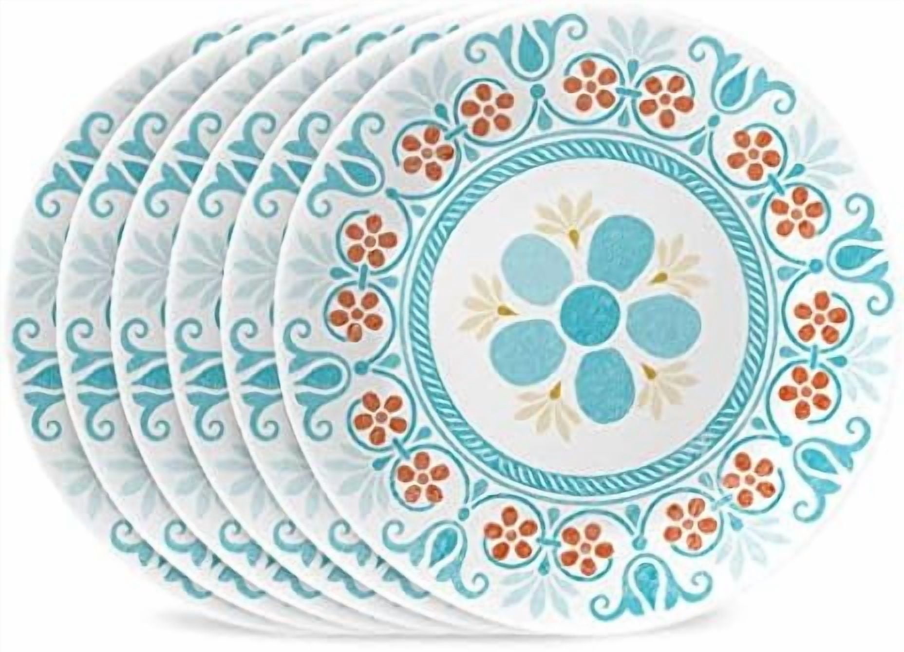 Global Collection Vitrelle 12-Piece Dinnerware Set, Triple Layer ...