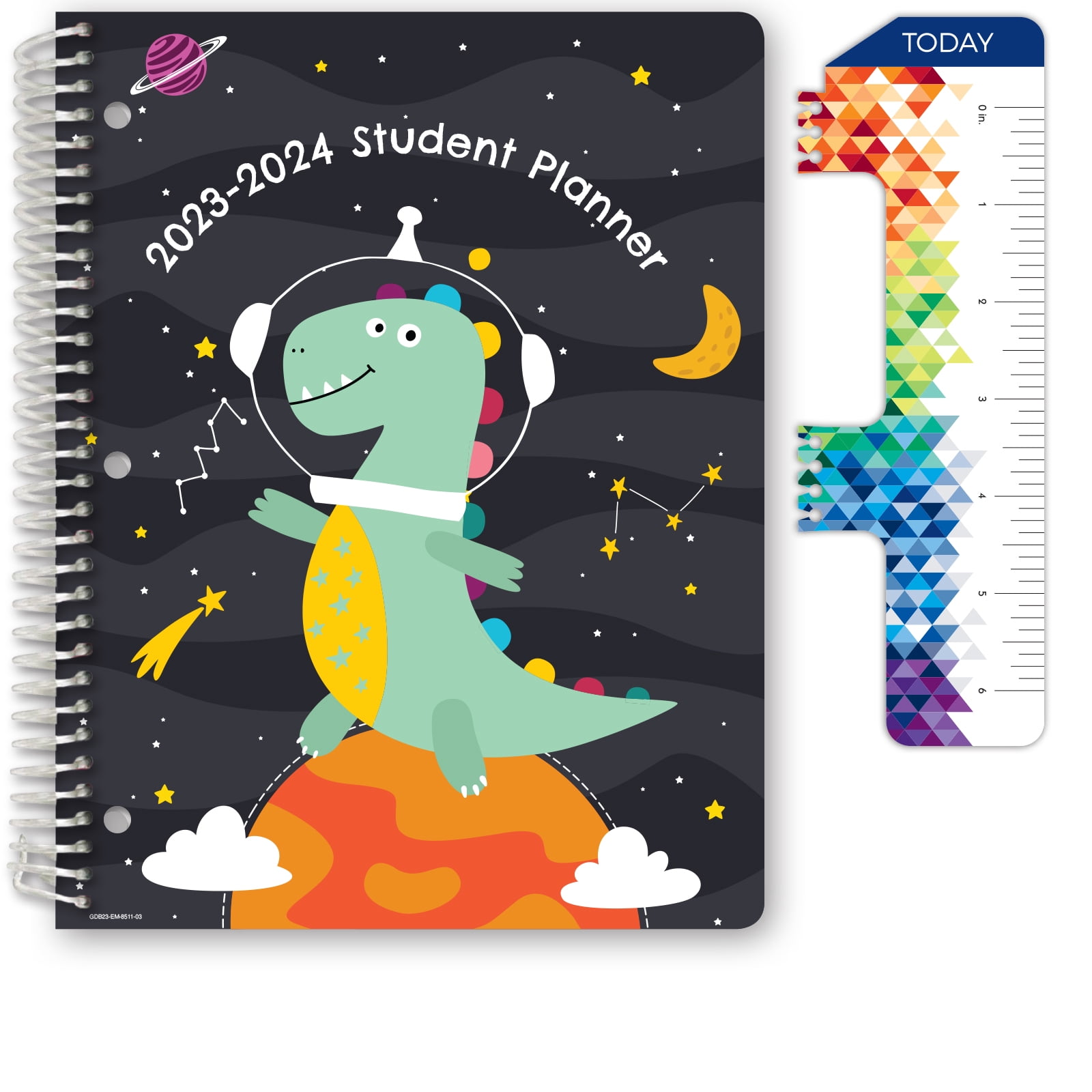 Global Datebooks Elementary Student Planner 2023-2024, Matrix Style, 8. ...