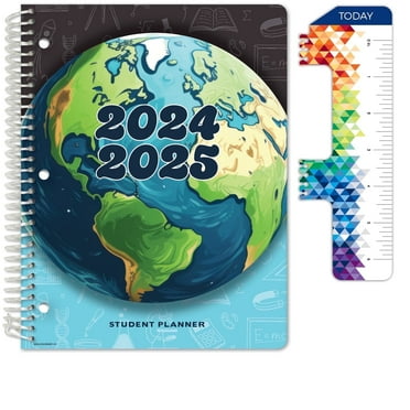 Global Datebooks Dated Middle or High School Secondary Student Planner for Academic Year 2024 ...
