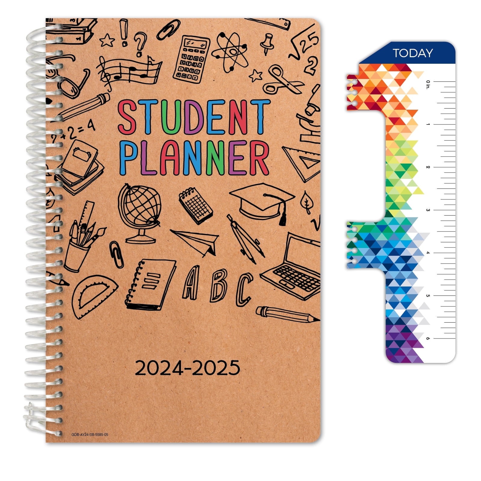 Global Datebooks Dated Middle or High School Secondary Student Planner ...