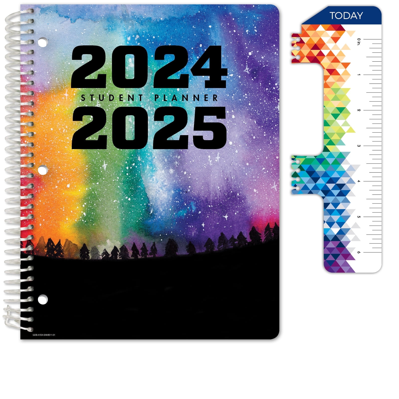 Global Datebooks Dated Middle or High School Secondary Student Planner ...