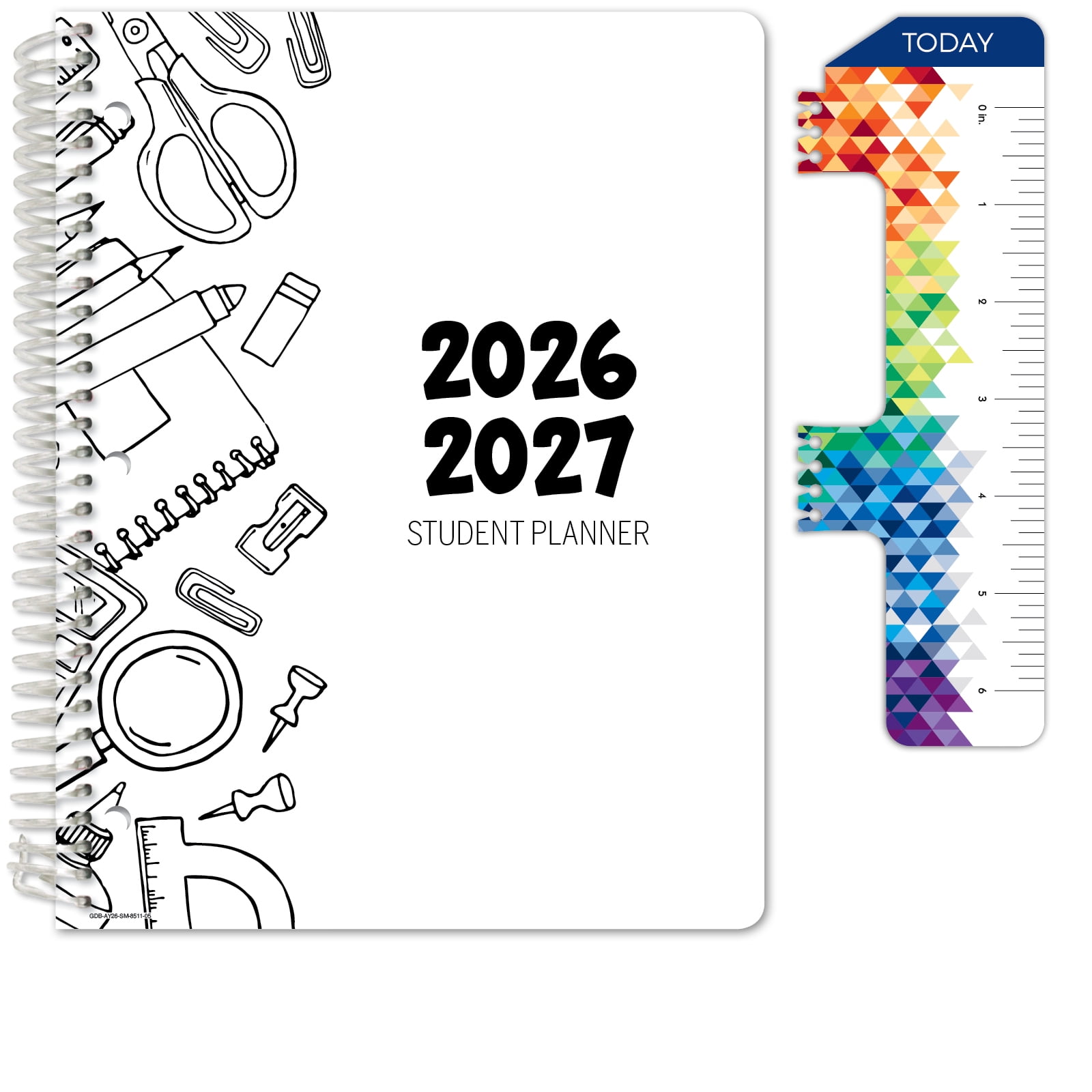 Global Datebooks Secondary Student Planner AY 2026-2027 - Matrix Style ...
