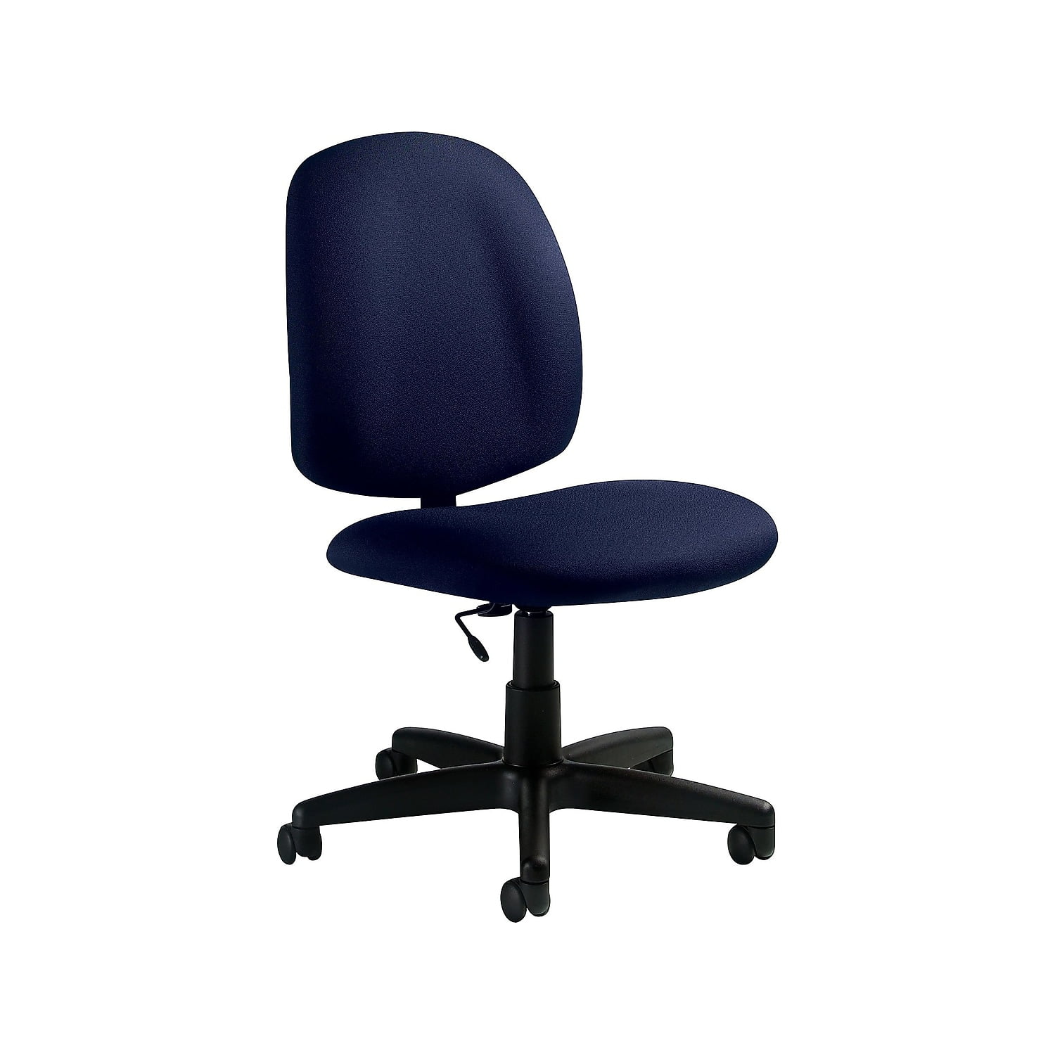 Global Office Armless Fabric Task Chair in Navy (9326BK-JN01) - Walmart.com