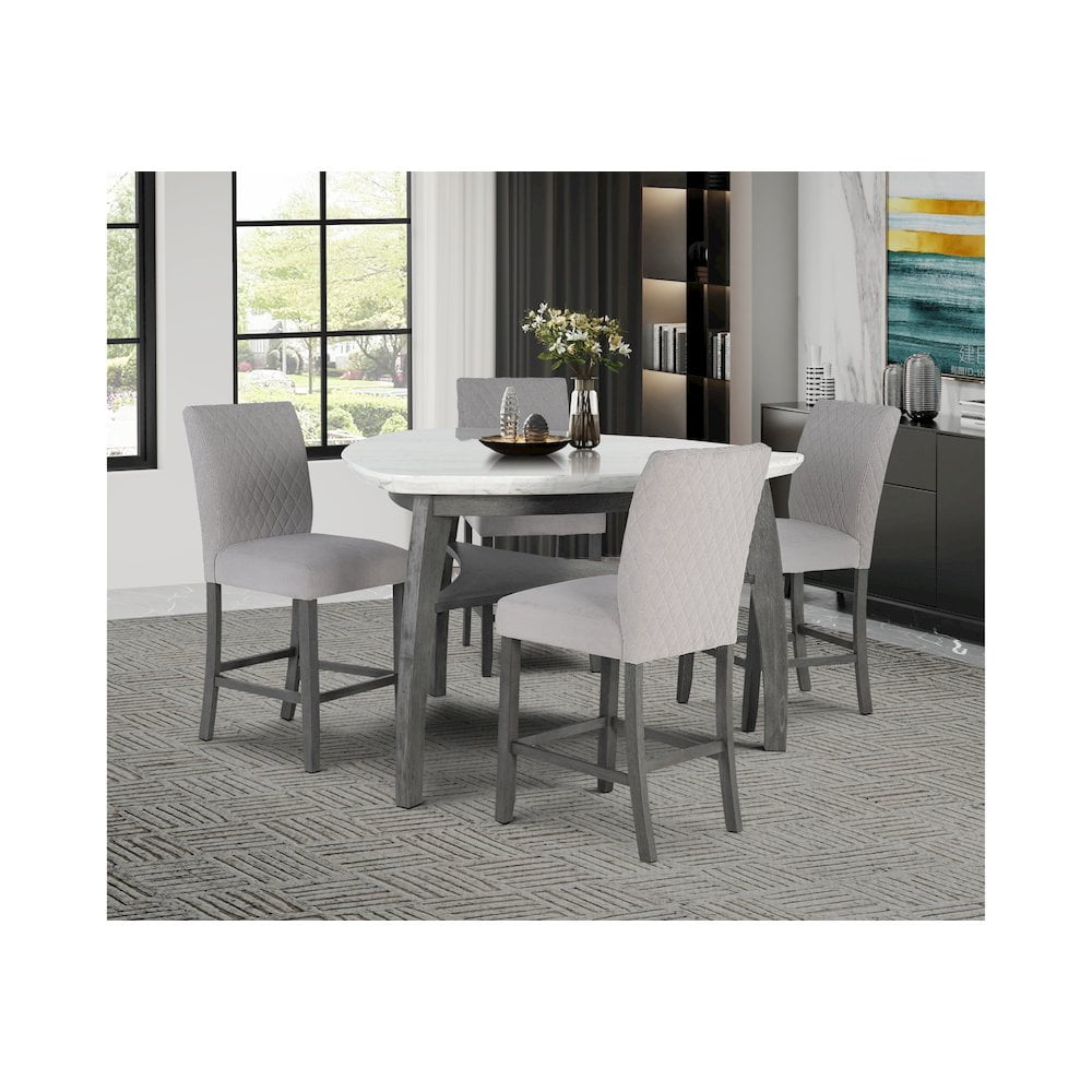 D8192 TRIANGLE BAR TABLE + 4 BAR STOOLS + BENCH - Walmart.com