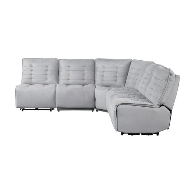 Global Furniture USA U7068 Gray 10 Power Reclining Sofa with DDT WC and ...