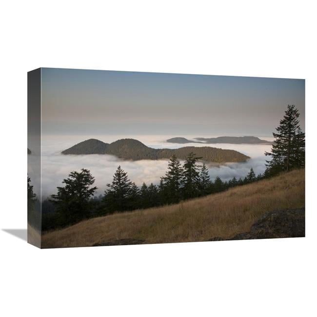 Global Gallery 12 x 18 in. Entrance Mountain & Mount Woolard Emerge ...