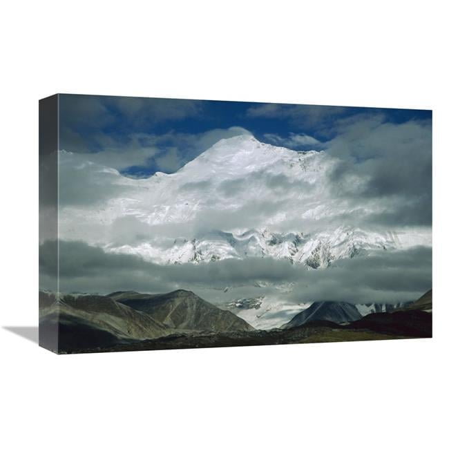 Global Gallery 12 x 18 in. Morning Mist Clearing Over Mount Everest ...