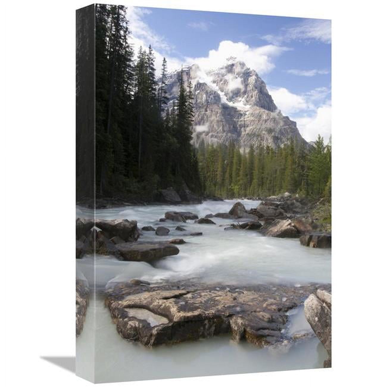 Global Gallery 12 x 18 in. Mount Stephen & Yoho River - Yoho National ...