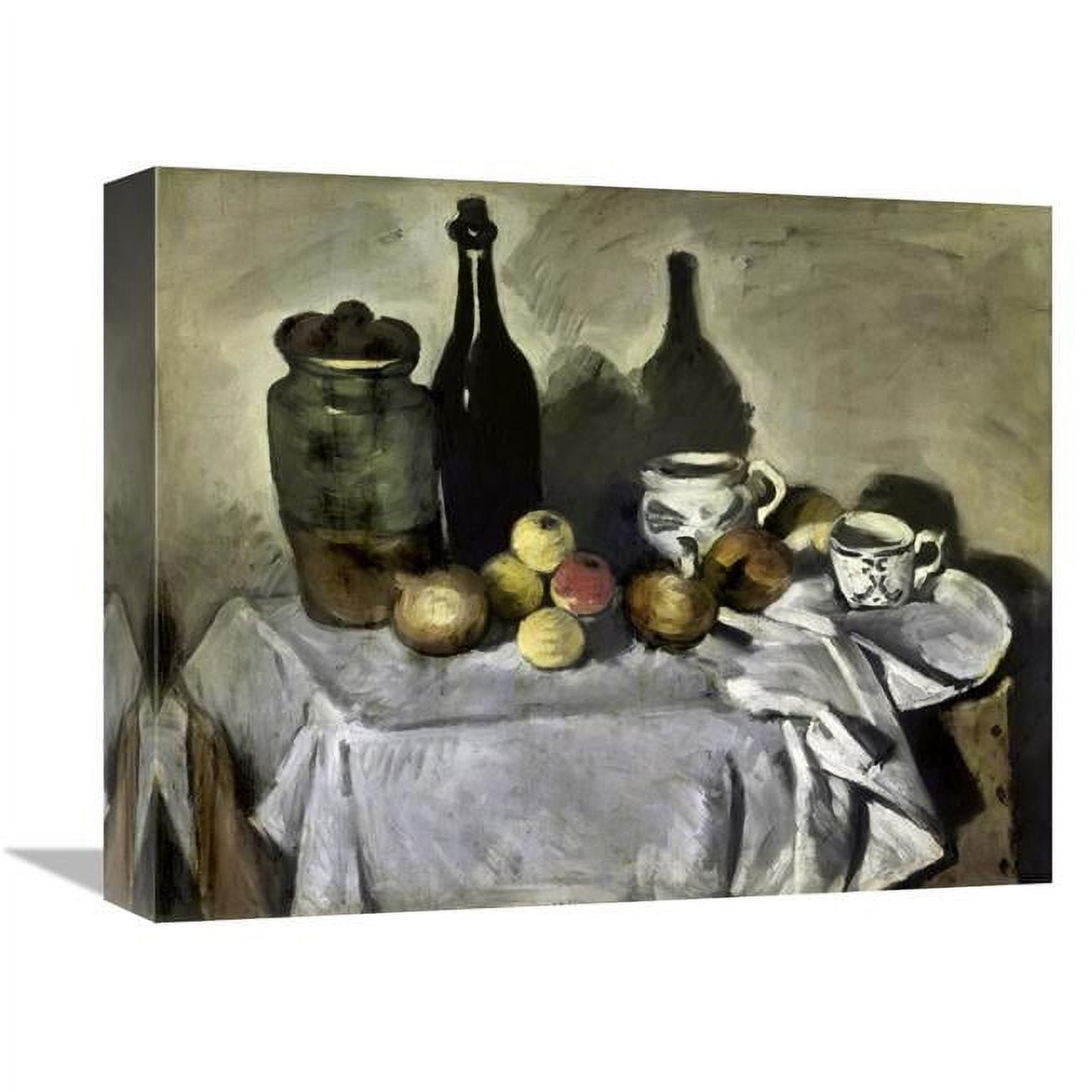 Global Gallery Still Life with Table Utensils Art Print - Paul Cezanne ...