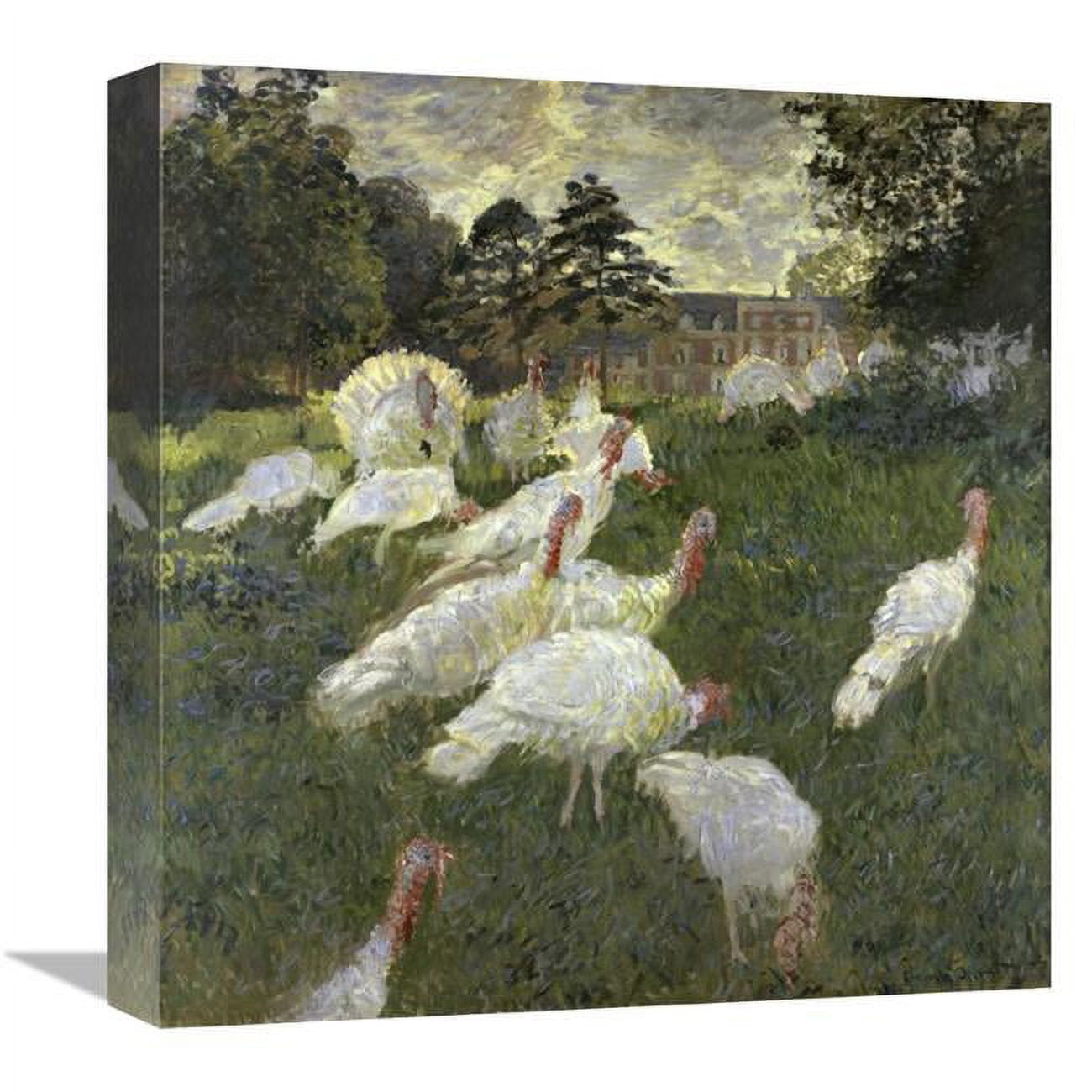 Global Gallery 16 in. The Turkeys at the Chateau De Rottembourg ...