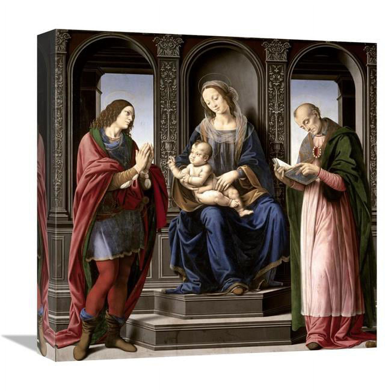Global Gallery Virgin & Child with St. Julian & St. Nicholas of Myra ...