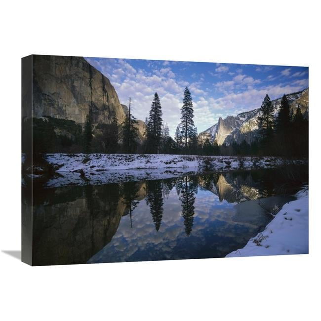 Global Gallery 18 x 24 in. El Capitan & the Merced River - Yosemite NP ...