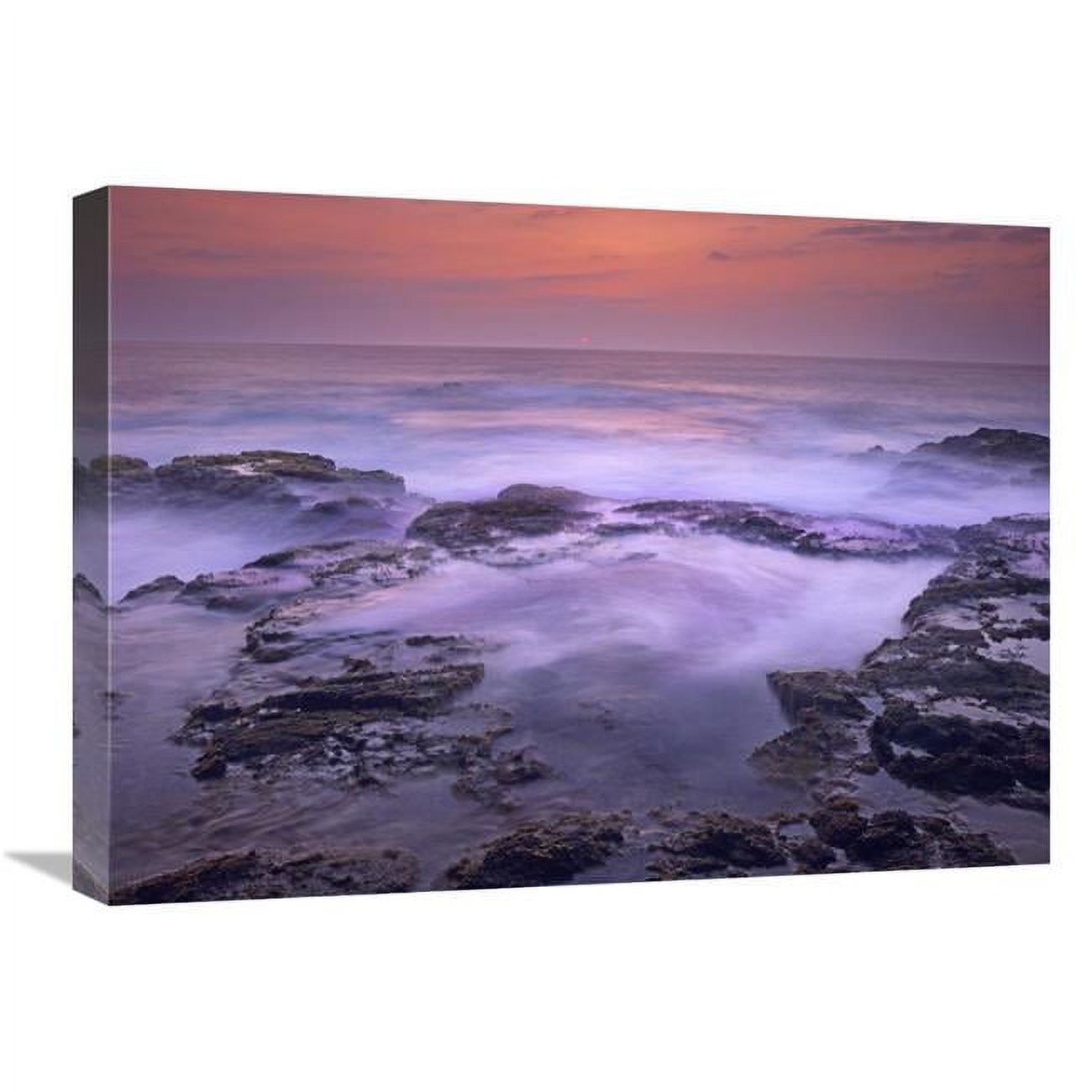Global Gallery Ocean & Lava Rocks At Sunset - Pu Uhonua - Hawaii Art ...