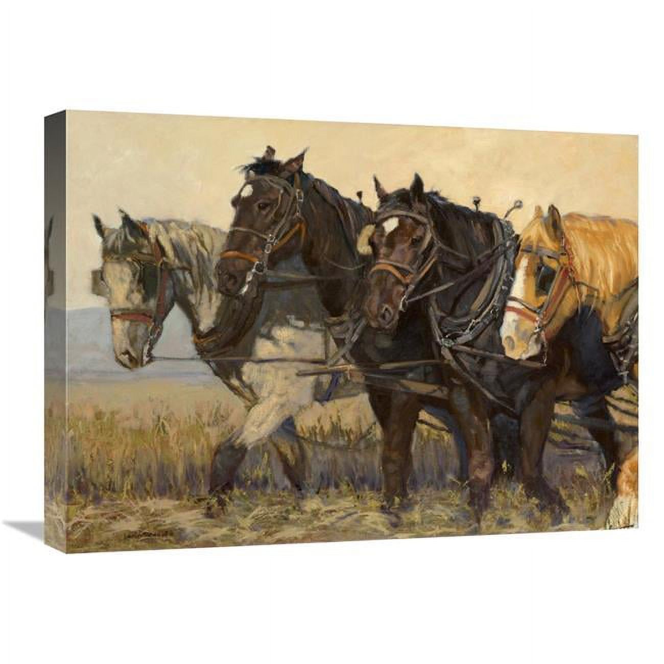 Global Gallery 18 x 24 in. Workforce Art Print - Karen Bonnie - Walmart.com