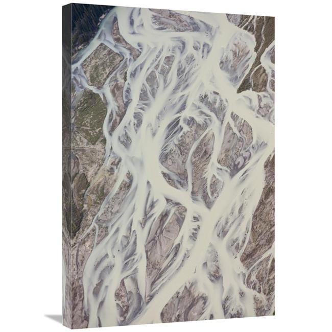 Global Gallery 20 x 30 in. Cline River Showing Heavy Siltation ...