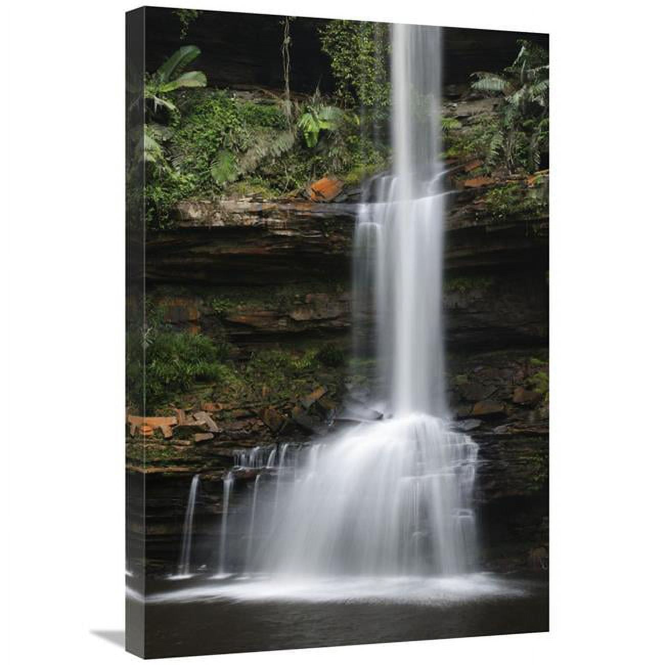 Global Gallery 20 x 30 in. Sandstone Gorge & Takob Akob Falls - Maliau ...