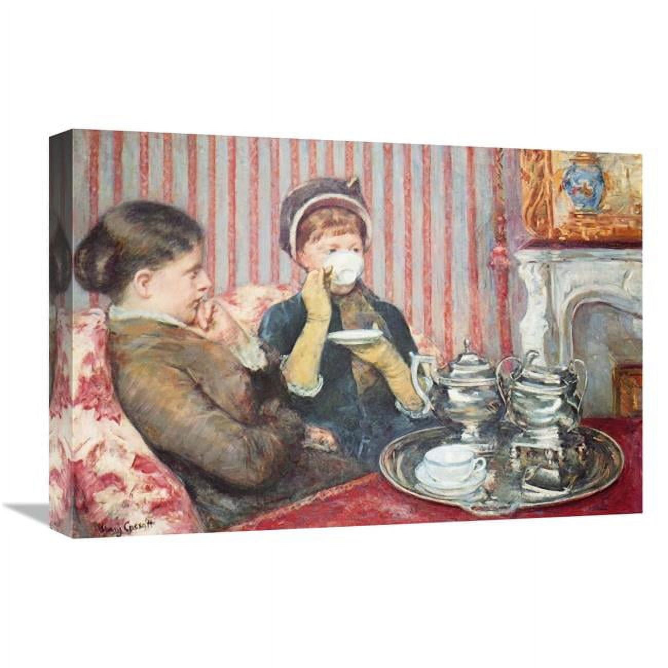 Global Gallery 22 in. A Cup of Tea 1880 Art Print - Mary Cassatt ...