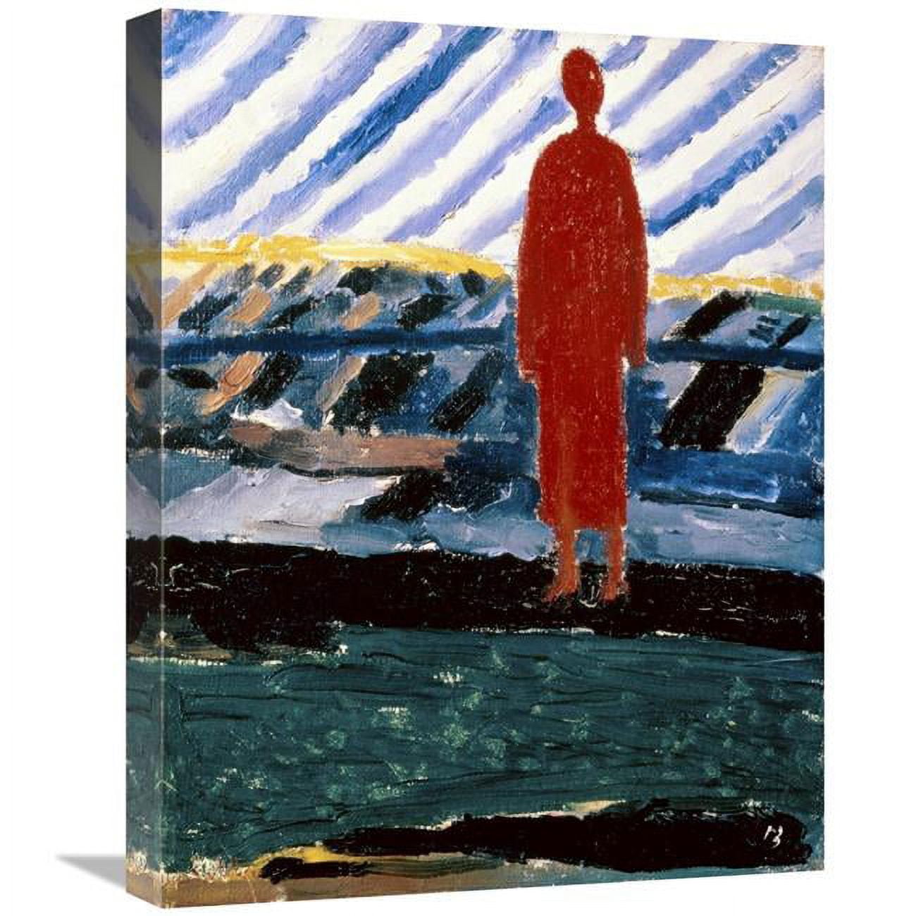 Global Gallery 22 in. A Red Figure Art Print - Kazimir Malevich ...