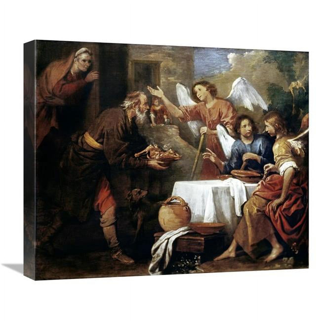 Global Gallery 22 in. Abraham & the Three Angels Art Print - Gaudenzio ...