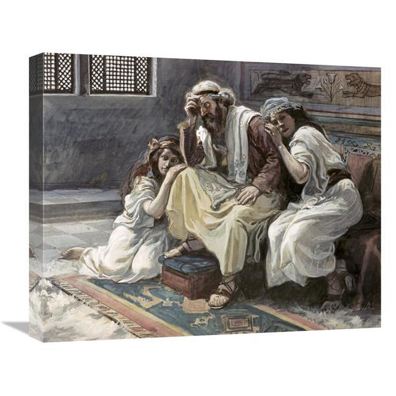 Global Gallery 22 in. David Mourns His Son Ammon Art Print - James ...