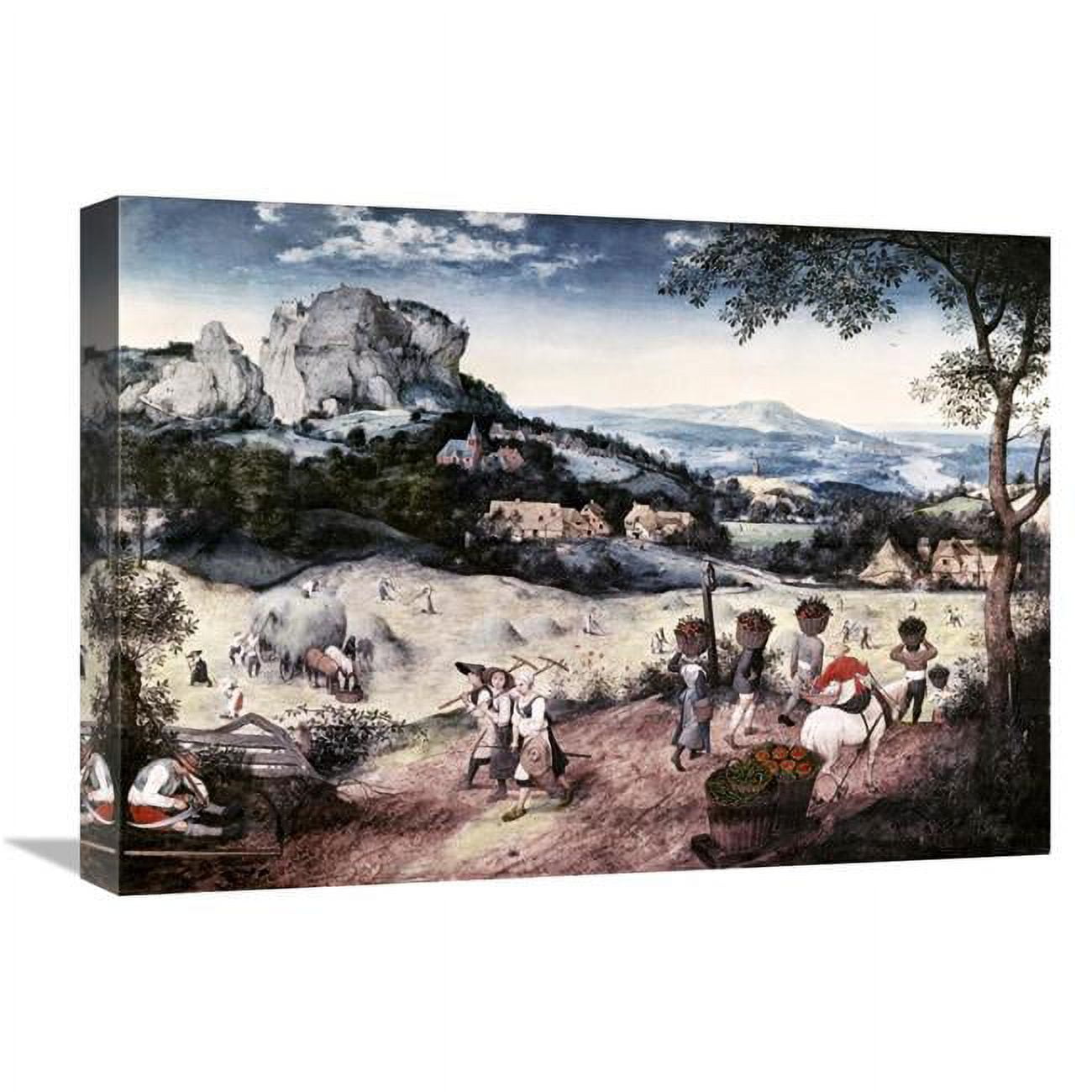 Global Gallery 22 in. Haymaking Art Print - Pieter Bruegel The Elder ...