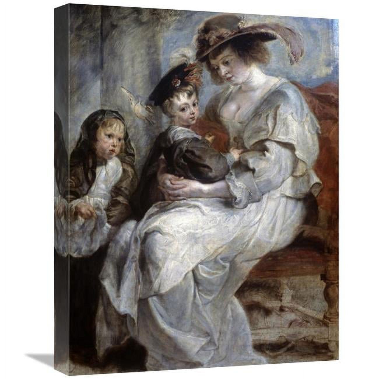 Global Gallery 22 in. Helena Fourment & Children Art Print - Peter Paul ...