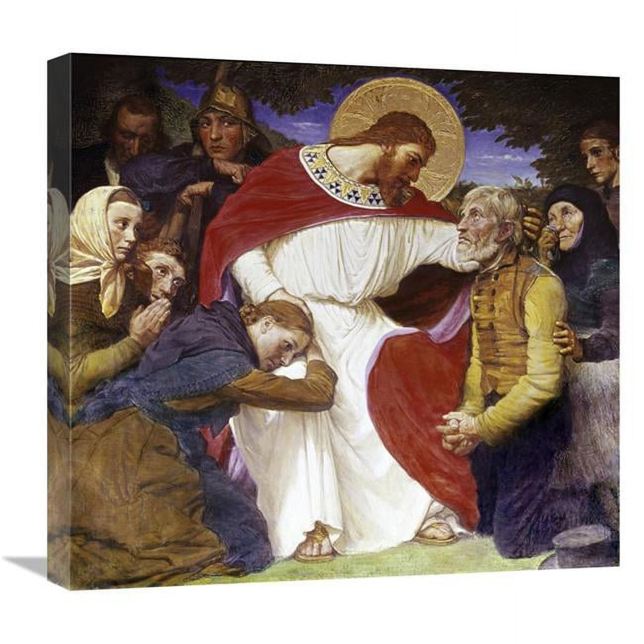 Global Gallery 22 in. Jesus the Comforter Art Print - August Andreas ...