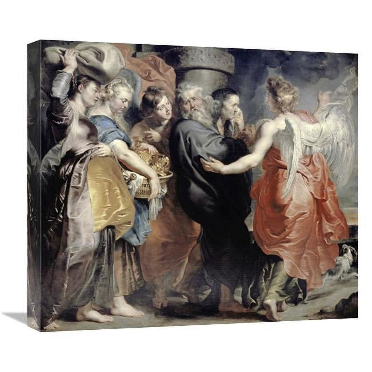 Global Gallery 22 in. Lots Flight From Sodom Art Print - Peter Paul Rubens - Walmart.com