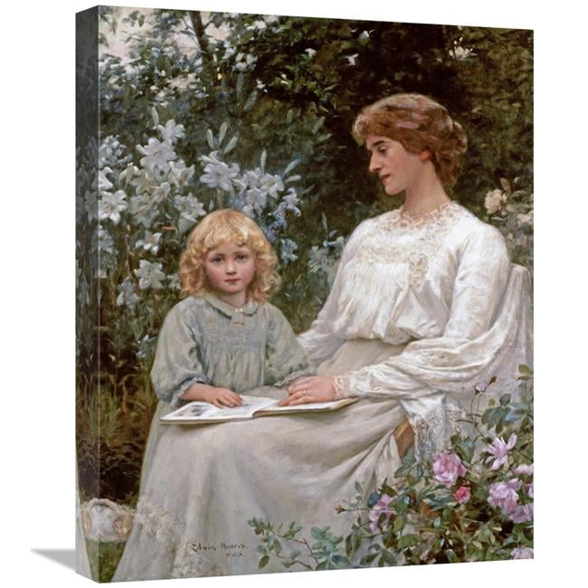 Global Gallery 22 in. Portrait of a Mother & a Daughter Art Print - Edwin Harris - Walmart.com