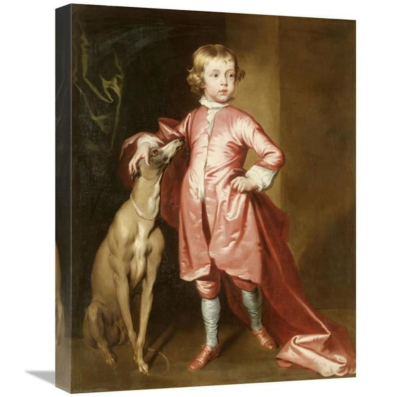 Global Gallery 22 in. Portrait of a Young Boy Art Print - Robert Byng ...