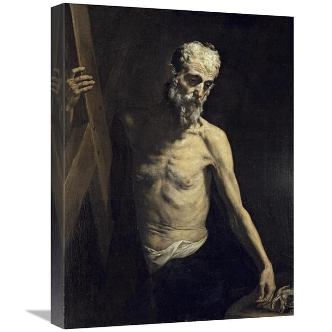 Global Gallery 22 in. Saint Andrew the Apostle Art Print - Jusepe De ...