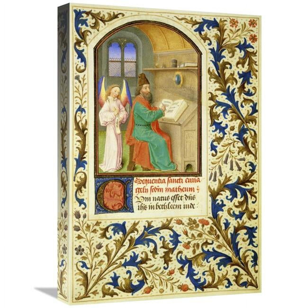 Global Gallery 22 in. St. Matthew - Book of Hours - Detail Art Print ...