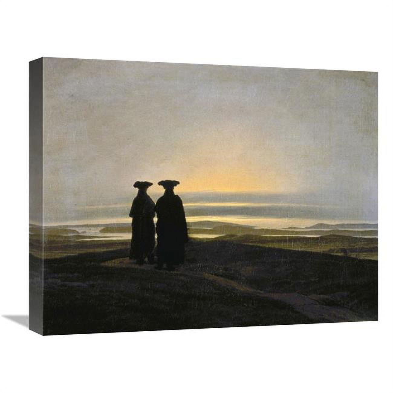 Global Gallery Sunset - Brothers Art Print - Caspar David Friedrich ...
