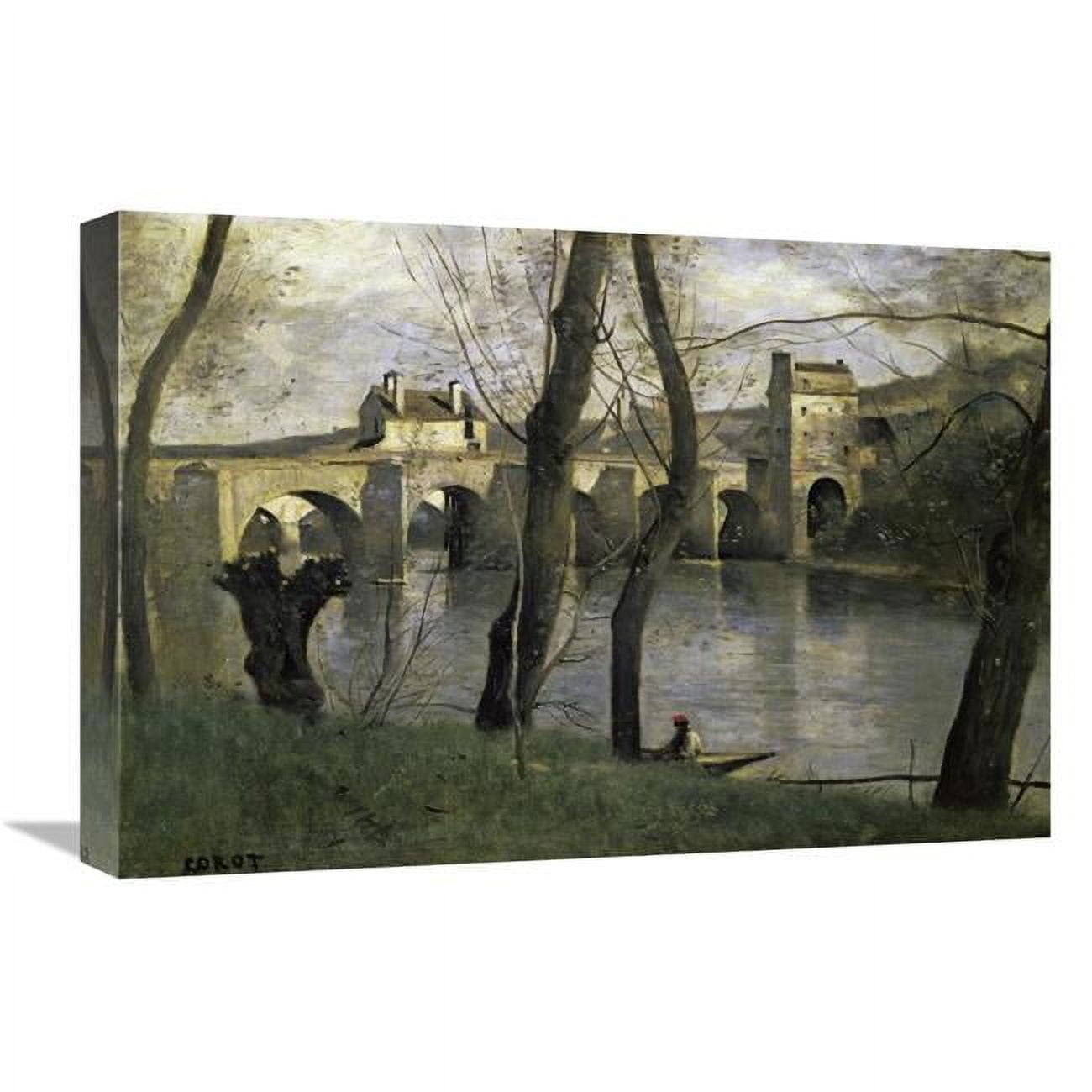 Global Gallery The Bridge of Nantes Art Print - Jean-Baptiste-Camille ...