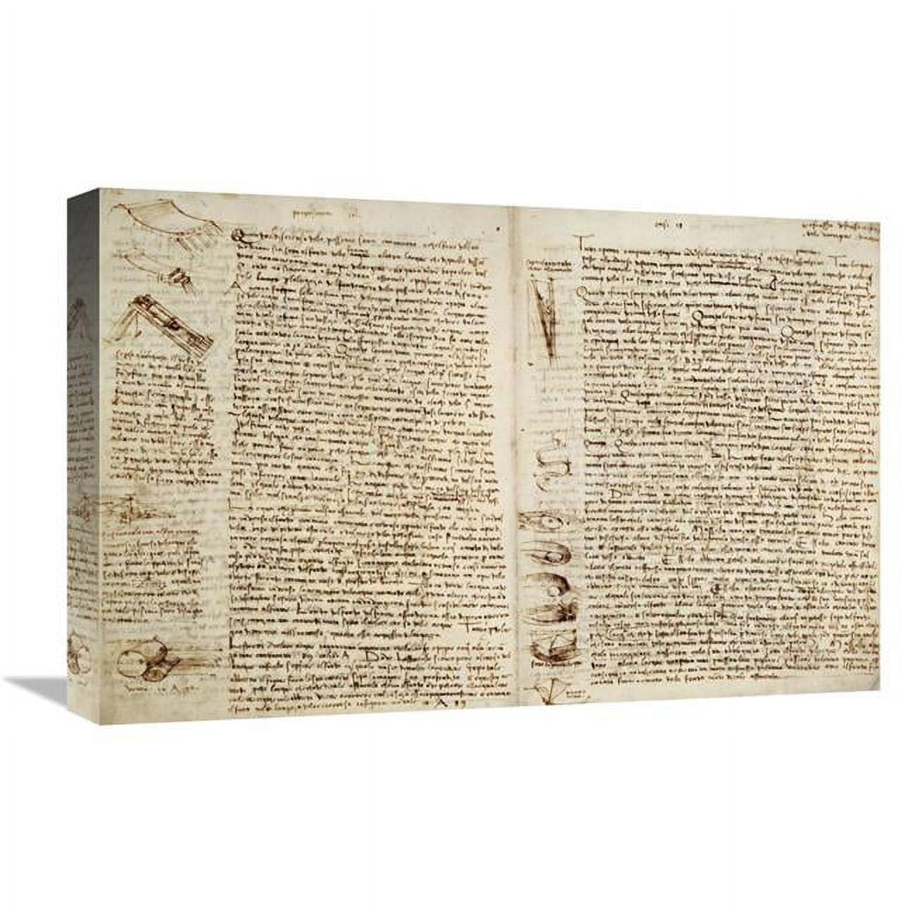 Global Gallery 22 in. The Codex Hammer Art Print - Leonardo Da Vinci ...
