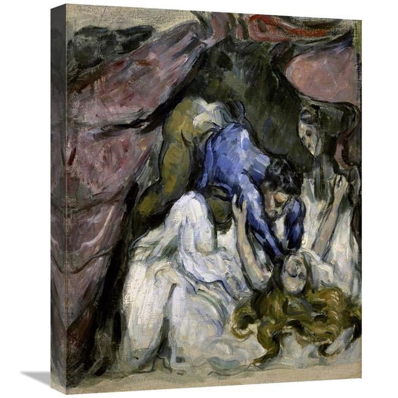 Global Gallery The Strangled Woman - Le Femme Stranglee Art Print ...