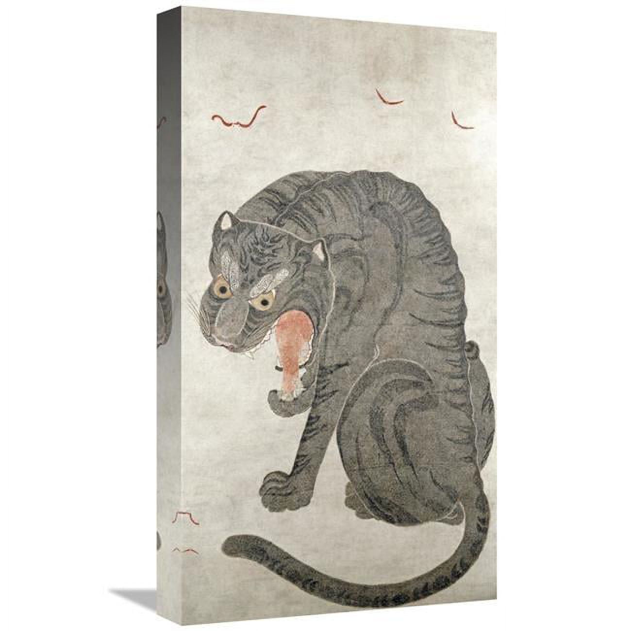 Global Gallery 22 in. Tiger & Bats Art Print - Walmart.com