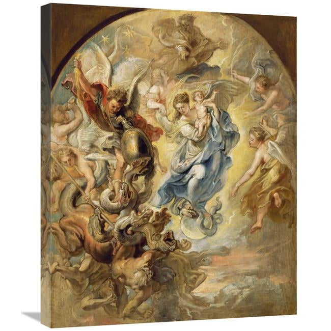 Global Gallery 22 x 28 in. The Virgin as the Woman of the Apocalypse Art Print - Peter Paul ...