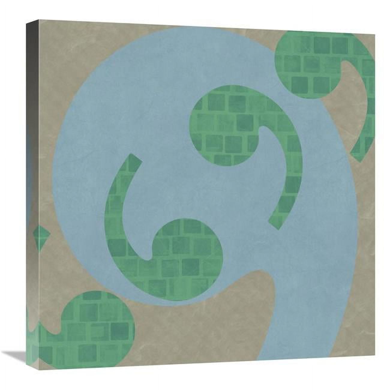 Global Gallery 24 x 24 in. Type Collage - Stacked Symbols 1 Art Print ...