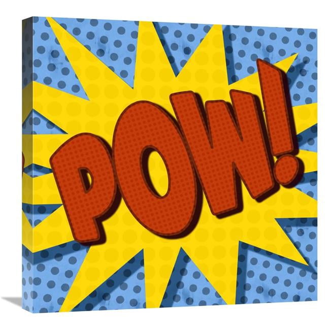 Global Gallery 24 x 24 in. Word Power - Pow Art Print - BG.Studio ...