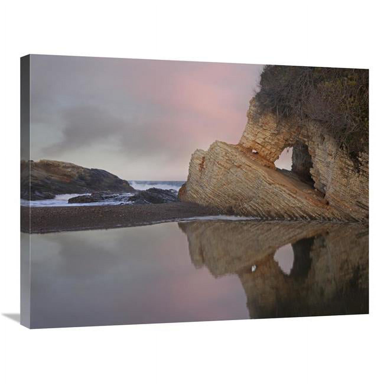 Global Gallery Cave Reflected in Pool at Dusk - Spooners Cove - Montano ...