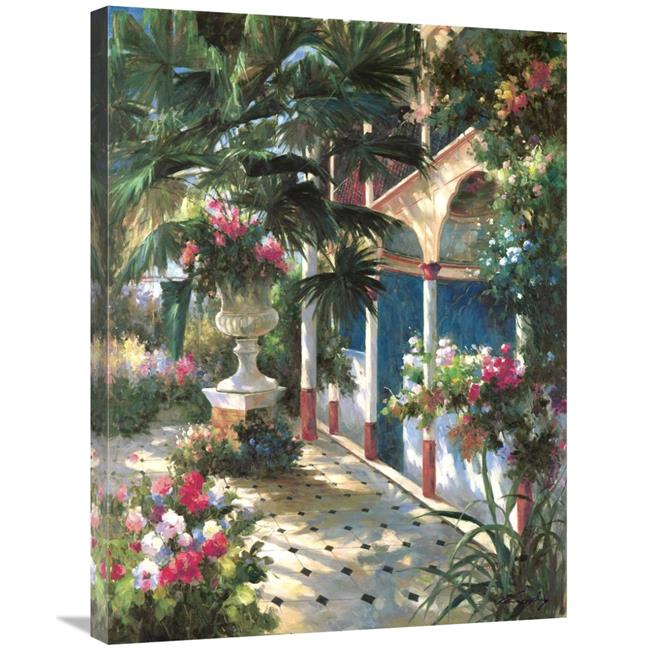 Global Gallery 24 x 32 in. Garden Atrium I Art Print - Vera Oxley ...