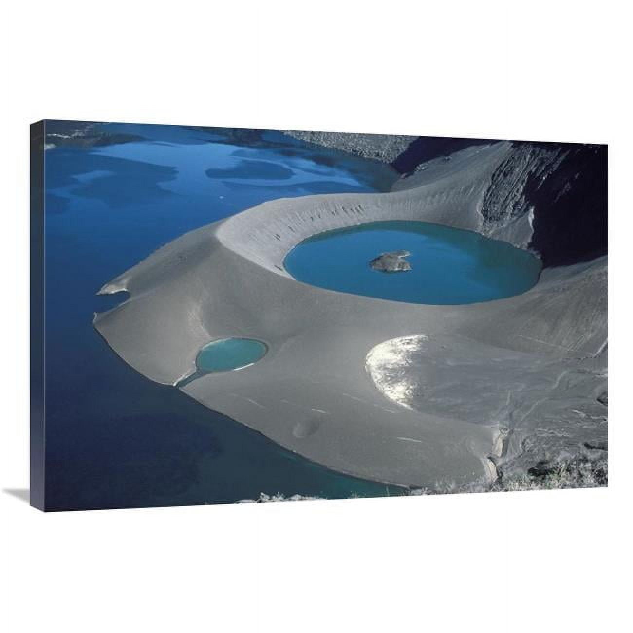Global Gallery 24 x 36 in. Cerro Azul Caldera with Lake & Tufa Cone ...