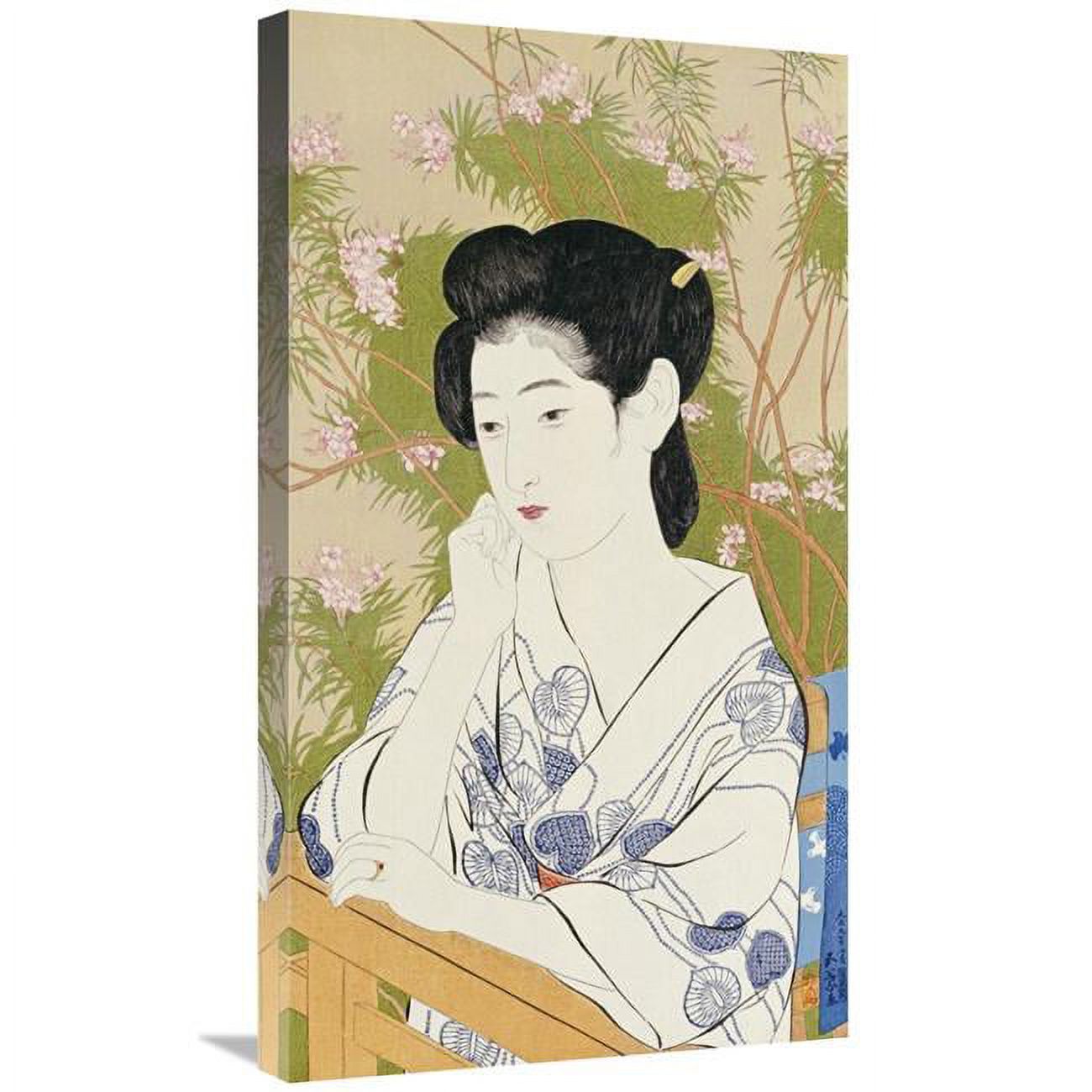 Global Gallery A Bust Portrait of a Young Woman Art Print - Hashiguchi ...