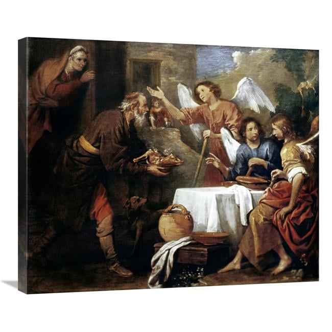 Global Gallery 30 in. Abraham & the Three Angels Art Print - Gaudenzio ...