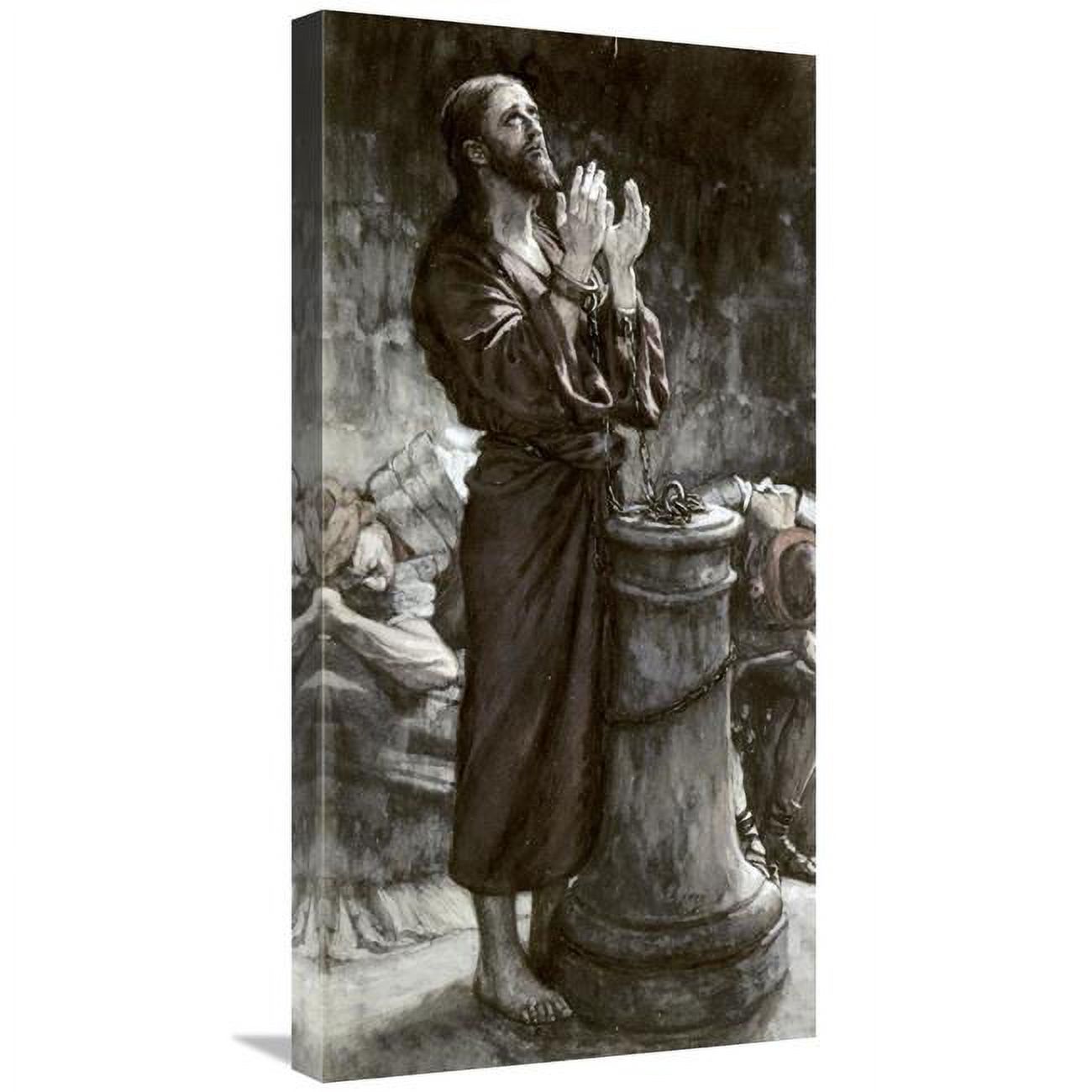 Global Gallery Friday Morning - Jesus in Prison Art Print - Walmart.com