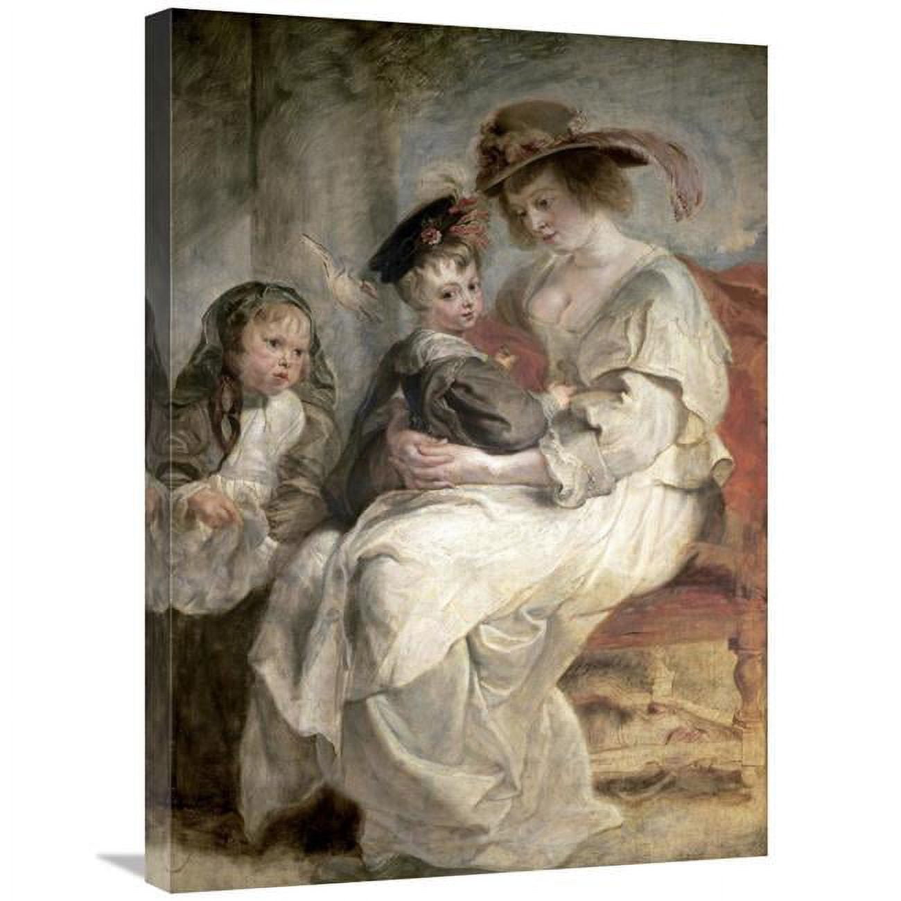 Global Gallery Helena Fourment & Her Children - Claire-Jeanne & Francois Art Print - Peter Paul ...