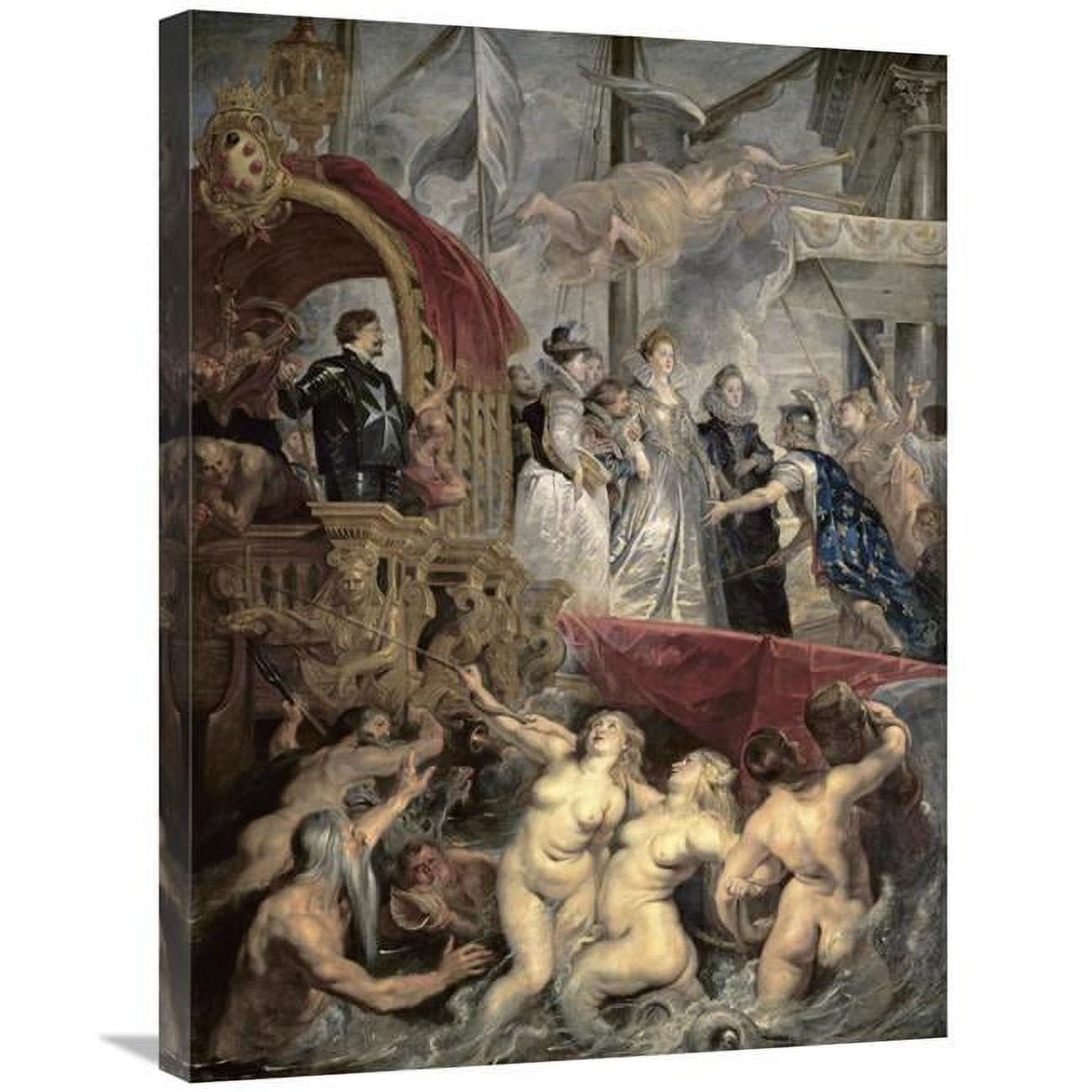 Global Gallery 30 in. Landing at Marseilles - Life of Marie De Medici, Queen of France Art Print ...