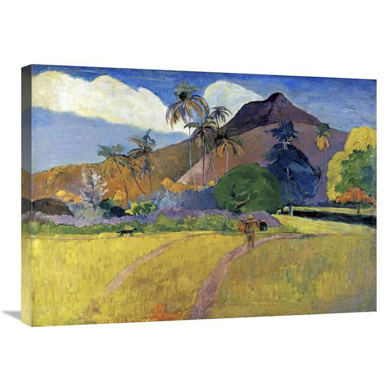 Global Gallery Tahitian Landscape with a Mountain Art Print - Paul ...