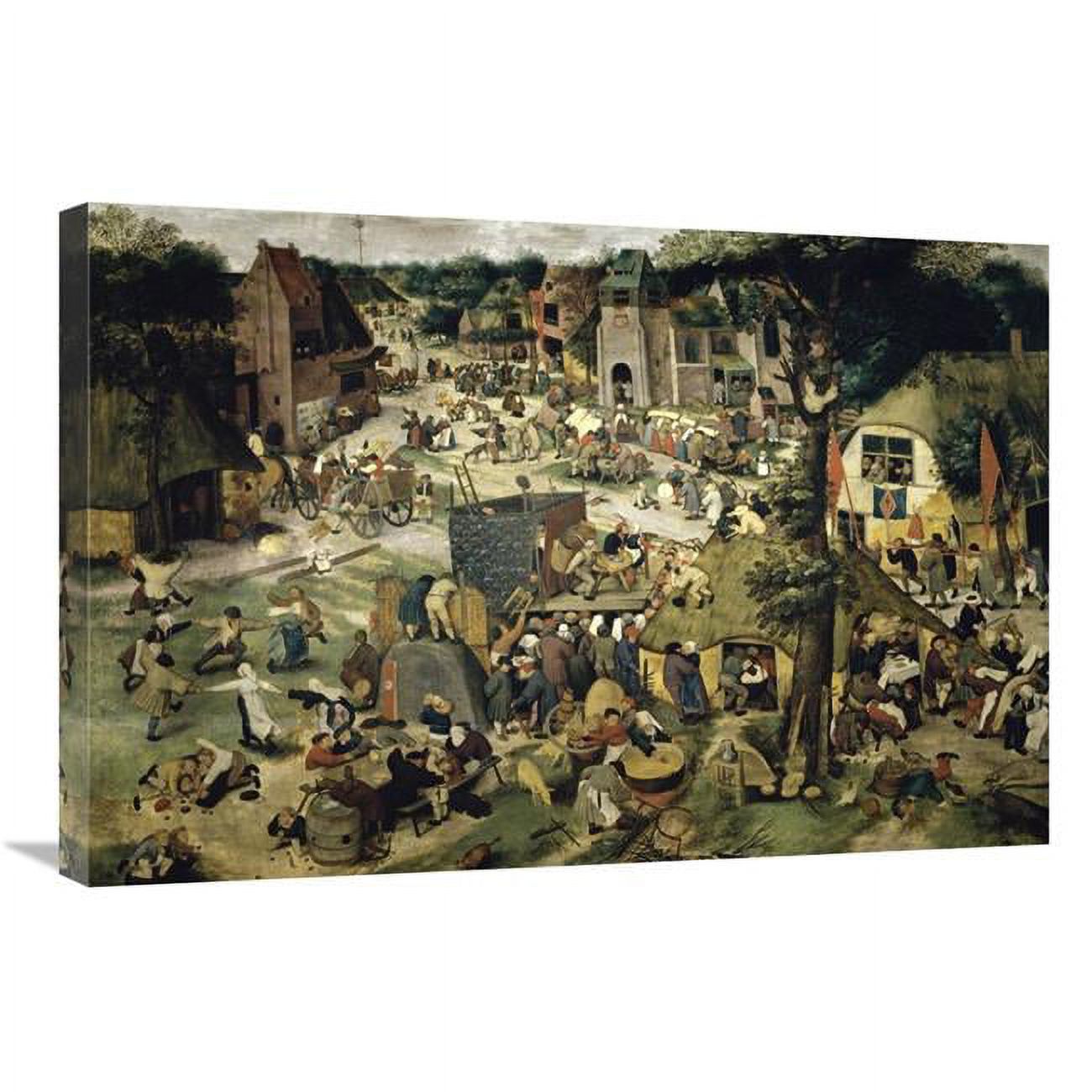 Global Gallery 30 in. Village Celebration - I Art Print - Pieter ...